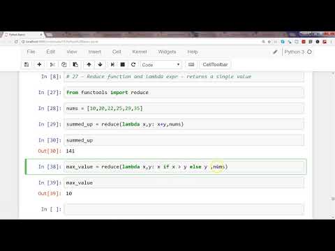 Python 3 Programming Tutorial | #7 if else conditional statement with lambda and reduce function
