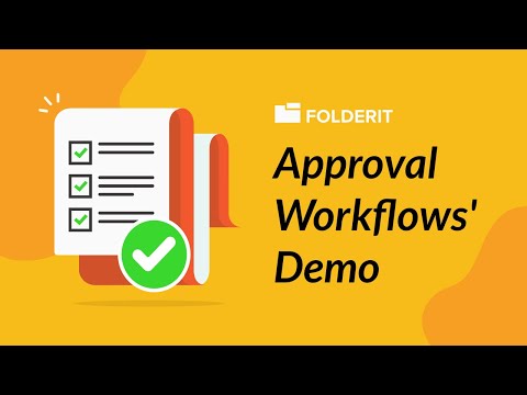 Approval Workflow in Document Management System FOLDERIT