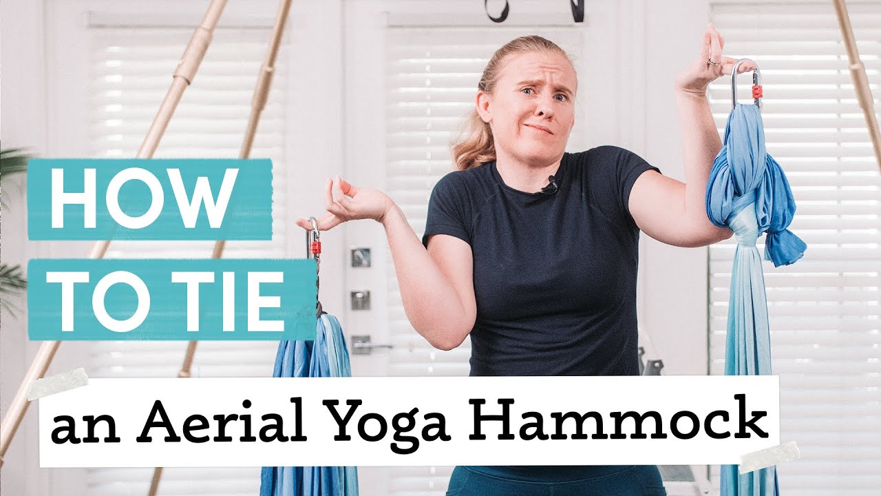 How to Tie an Aerial Yoga Hammock