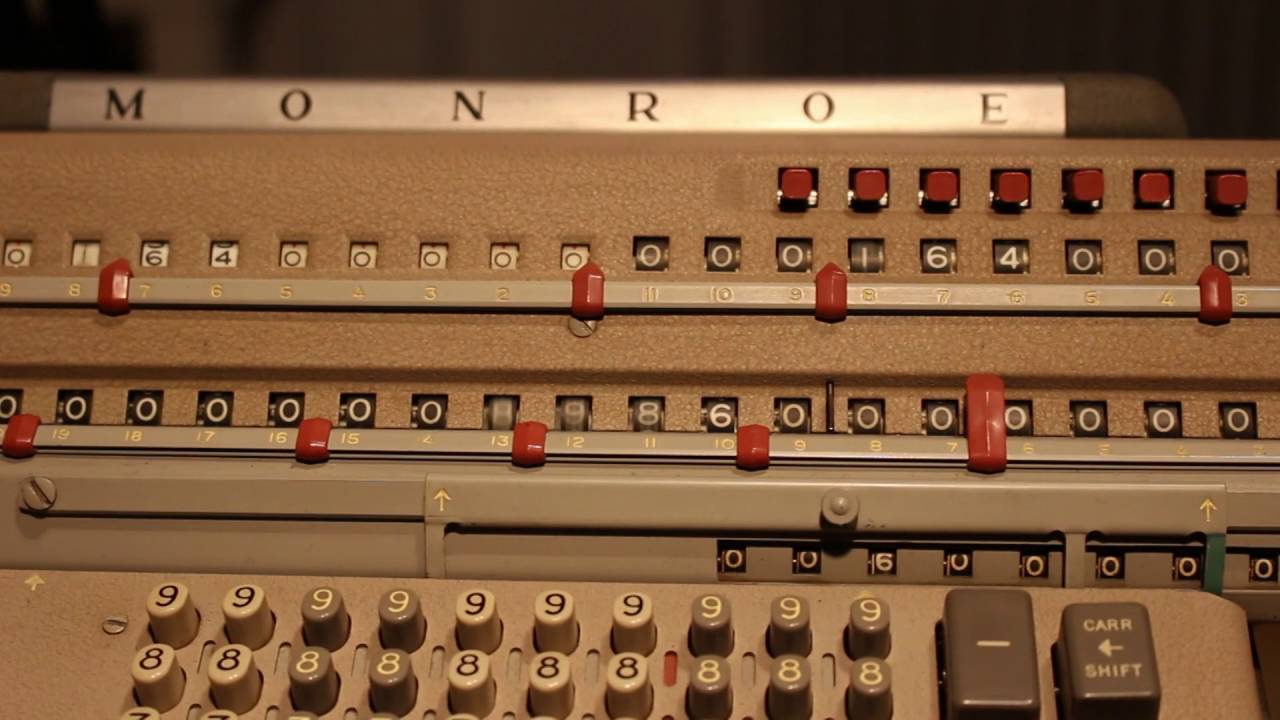 MonroMatic 8N213 Electromechanical Calculator