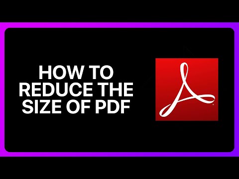 How To Reduce Size Of Pdf File In Adobe Acrobat Reader Tutorial