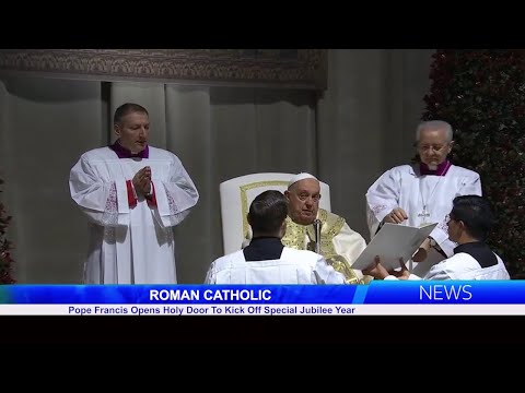 Pope Francis Opens Holy Door To Kick Off Special Jubilee Year