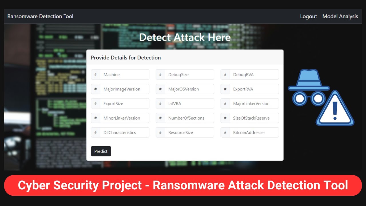 Cyber Security Project | Ransomware Attack Detection | Final Year Project