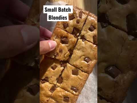 Small Batch Blondies! 😍 #shorts