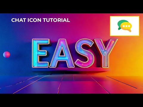 Simple Chat Icon Design in Illustrator: Beginner-Friendly Tutorial 2025