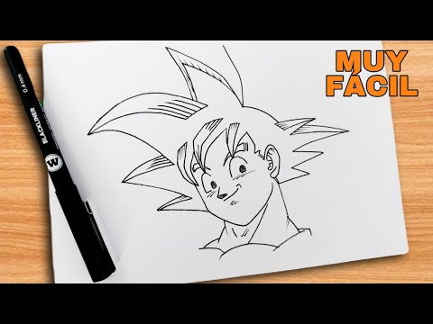 How to Draw Goku from Dragon Ball (STEP BY STEP TUTORIAL)