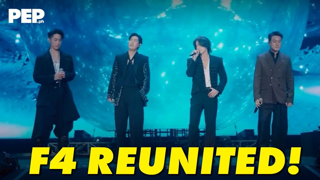 F4 reunited again after 12 years to perform 