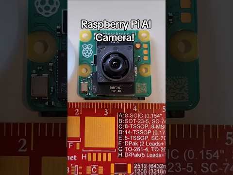Have you seen the Raspberry Pi AI Camera? A camera AND AI accelerator in one! #raspberrypi #camera