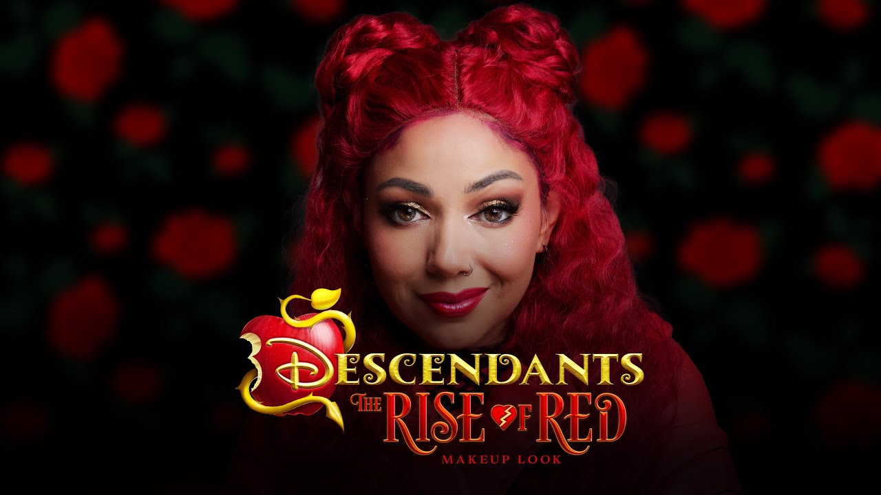 Disney Descendants Princess Red MAKEUP!