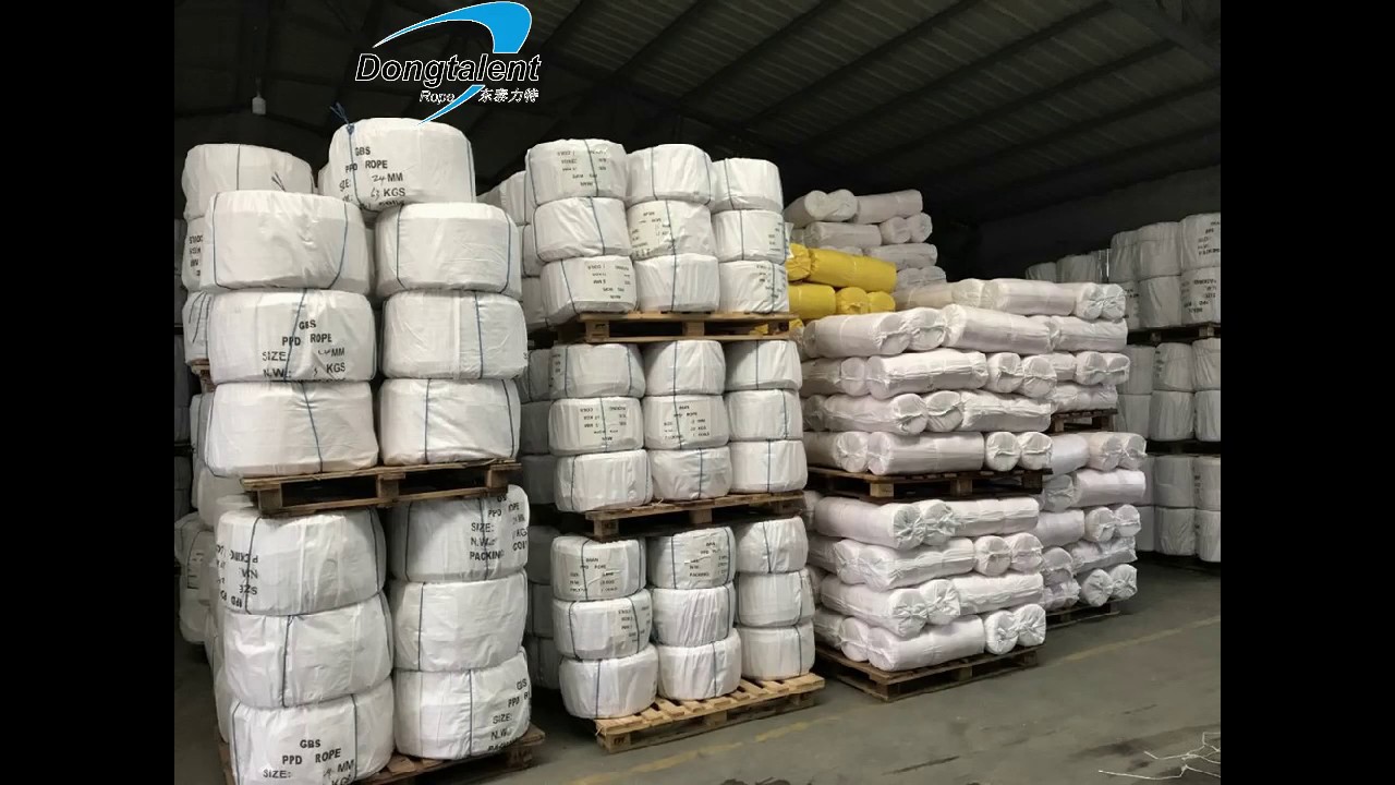 polypropylene/polyester mixed rope