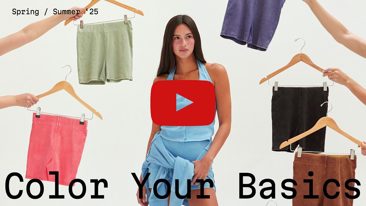 DOUBLE ZERO S/S '25 Lookbook 🎨 Color Your Basics