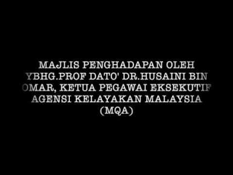 Majlis Penghadapan oleh YBhg Ketua Pegawai Eksekutif Agensi Kelayakan Malaysia (MQA).