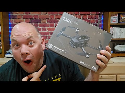 Unboxing of Tenssenx TSRC Foldable GPS Drone with 4K UHD Camera