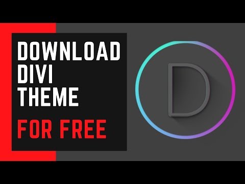 How to download DIVI theme for free | Wordpress theme