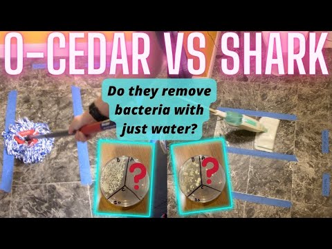 O-Cedar Spin Mop vs Shark Steam Mop: Remove Bacteria w/ Just Water? Bacteria Testing Complete!