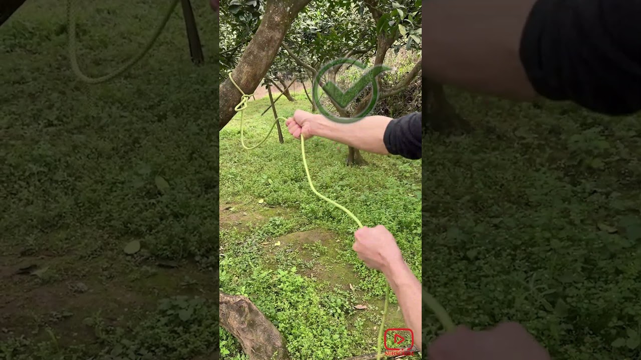 The little-known practical technique for fast one-handed long-distance knot tying
