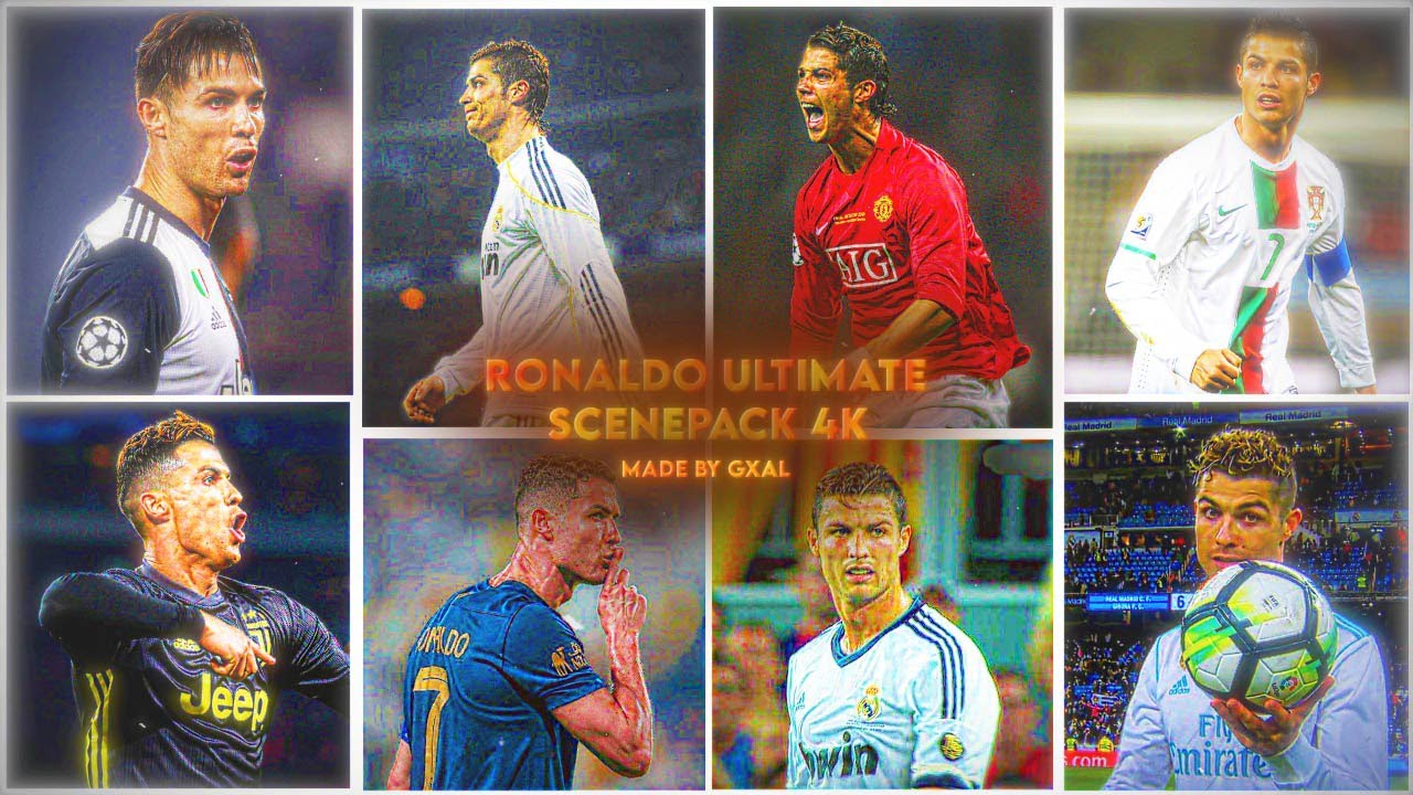 🎬 RONALDO ULTIMATE SCENEPACK RARE CLIPS ● SCENEPACK 4K (With AE CC and TOPAZ)