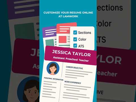 How to Create an Assistant Preschool Teacher Resume | Lamwork Tips