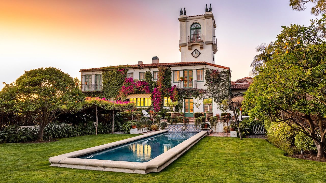 Inside An Iconic Mansion Once Owned By Madonna#madonna #architecturaldigest