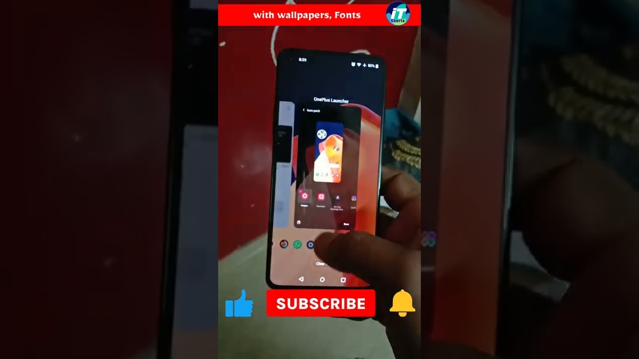 One plus 9R Home screen Customisation | itechnics shorts #shorts #shortvideo