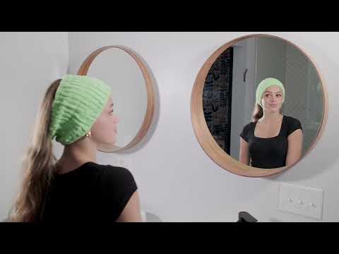 Turbie Twist Set of 4 Solid Color 100% Cotton Hair Bands on QVC
