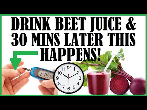 Drink Beet Juice & 30 Minutes Later This Happens!