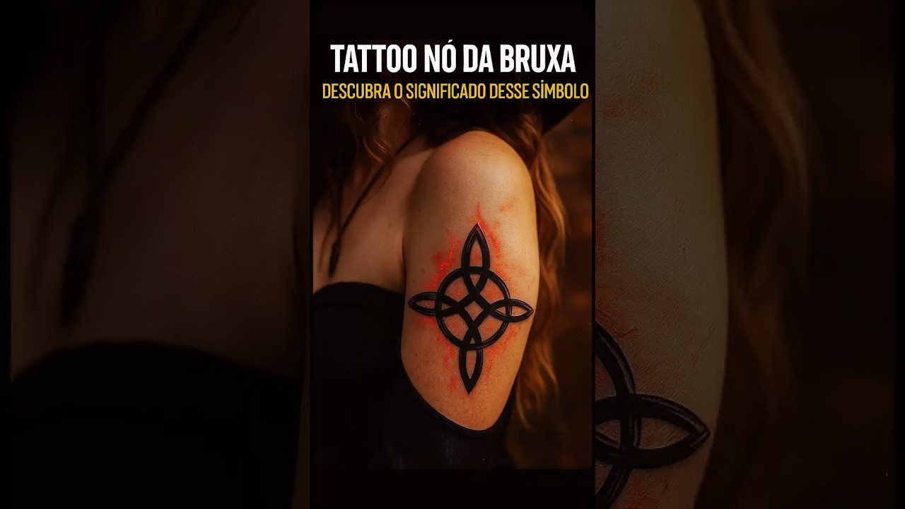 Descubra o significado da #tattoo Nó da #Bruxa Um símbolo sagrado de proteção, equilíbrio e retorno
