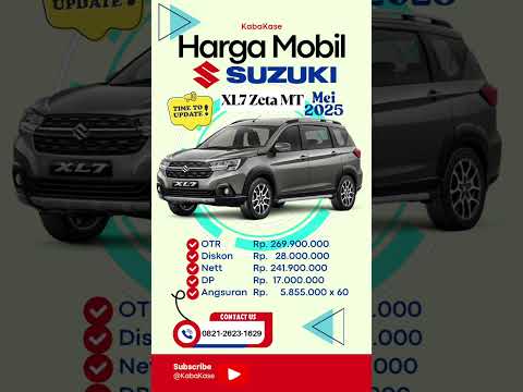 Harga Terbaru Mobil Suzuki XL7 Mei 2025 area Bandung dan sekitarnya.. #hargaxl7 #hargaxl7zeta