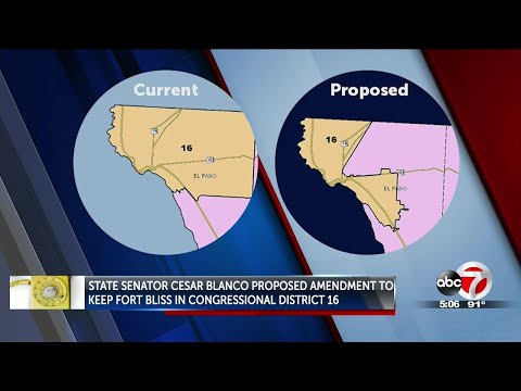 Blanco fails to halt GOP redistrict map splitting El Paso, Fort Bliss