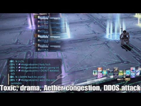 FFXIV: Savage Drama +DDOS ATTACK!!!