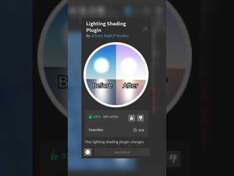 You Should Try the ‘Lighting Shading Plugin’ in ROBLOX Studio!