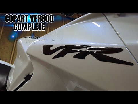Honda VFR800 Copart Rebuilt COMPLETE + Subaru auction update!