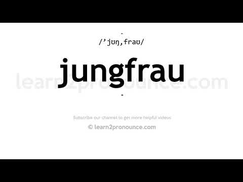 How to pronounce Jungfrau | English pronunciation