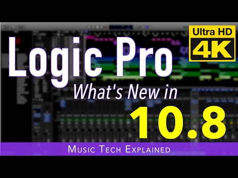 Logic Pro for Mac - update v10.8