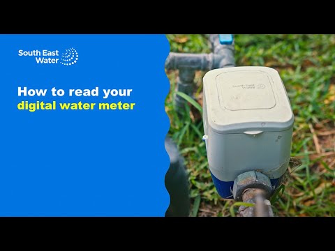 How to read your digital water meter