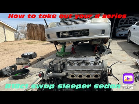 Honda Civic B18C1 Sleeper Sedan, partie 1 (de la boîte automatique à la boîte manuelle)