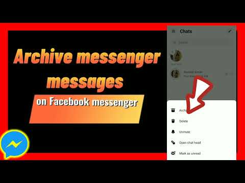 How to Archive Facebook Messenger Chats
