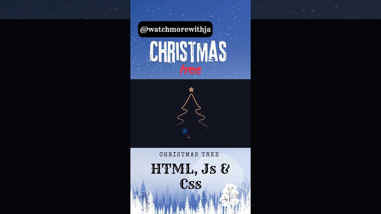 Creating a Christmas tree animation |Using HTML, CSS, and JavaScripting #coding #htmlcss