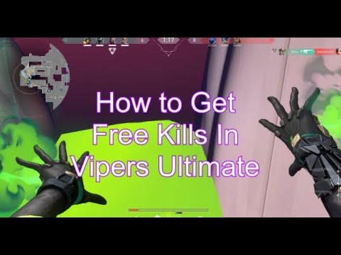 How to Get Free Kills In Vipers Ultimate | Valorant #Shorts