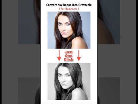 How to Convert Your Image Into Garyscale #shorts #grayscale #tutorial