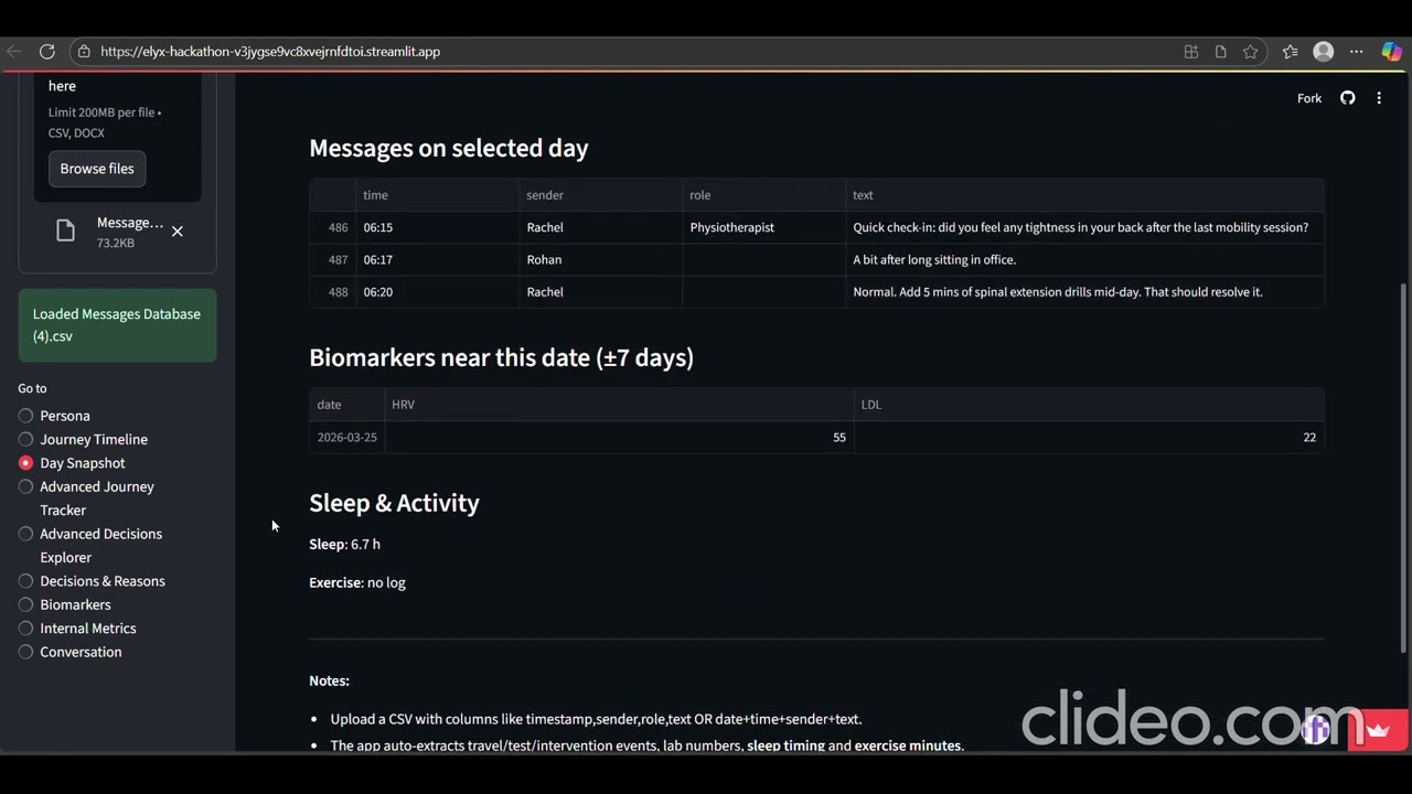 Elyx Life Hackathon 2025 Submission