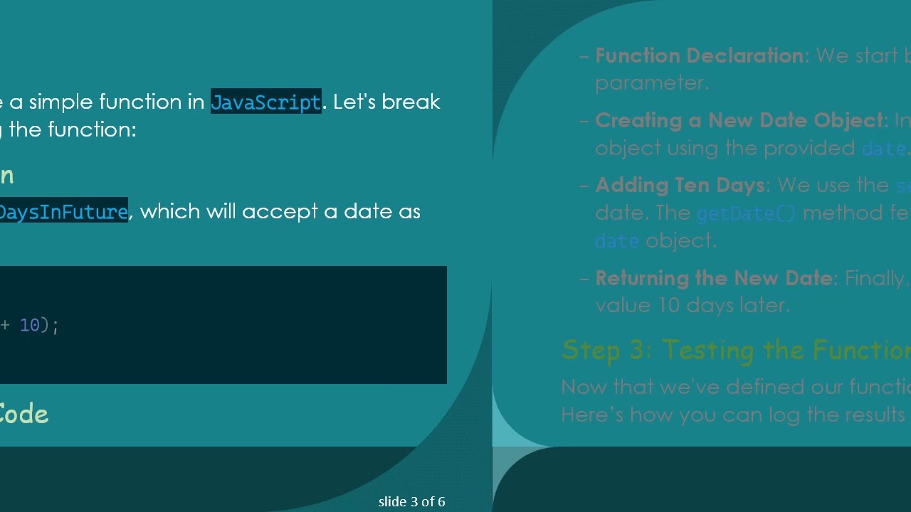 How to Create a JavaScript Function for Automatic Date Calculation