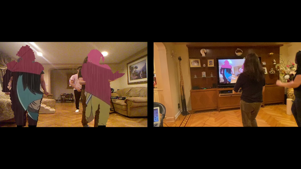 Kinect video overlay example | Max/MSP