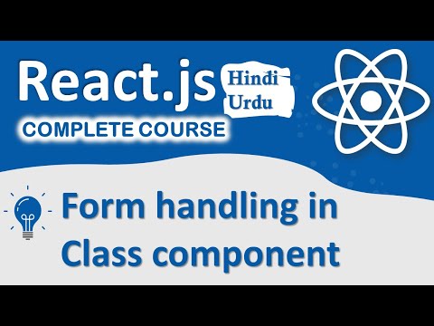 Learn Form handling in Class component in React js | React js Training - Mind Luster