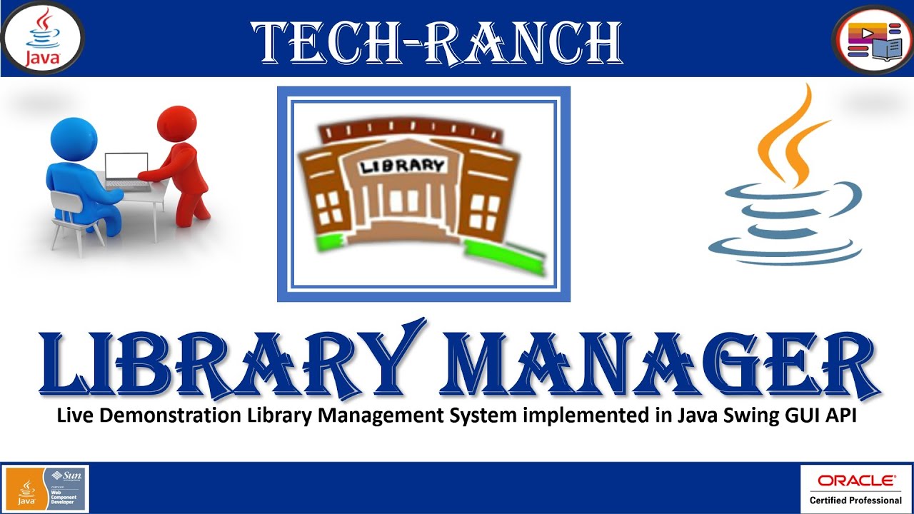Live Demonstration of Library Management System in Swing GUI & JDBC API | Swing GUI | @TechRanch