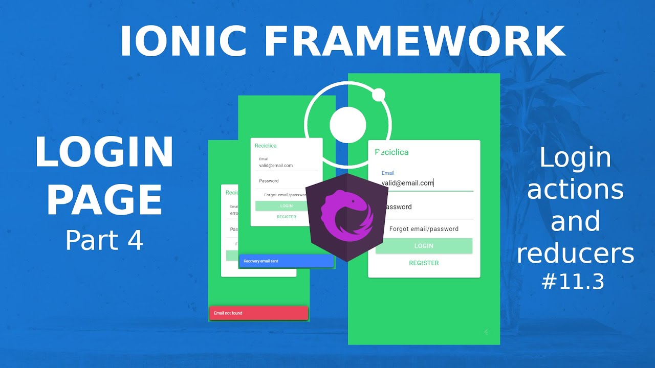 Ionic Tutorial #11.3 - Login Page #4 - Login with NGRX