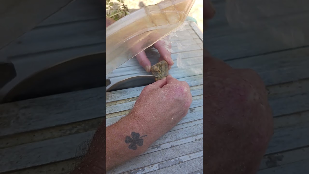 cutting buckskin carnelian agate/pnw/gemstones/banding.