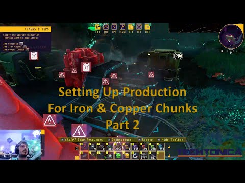 Steam Community :: Video :: Techtonica Setting Up Production For Iron And Copper Chunks Part 2