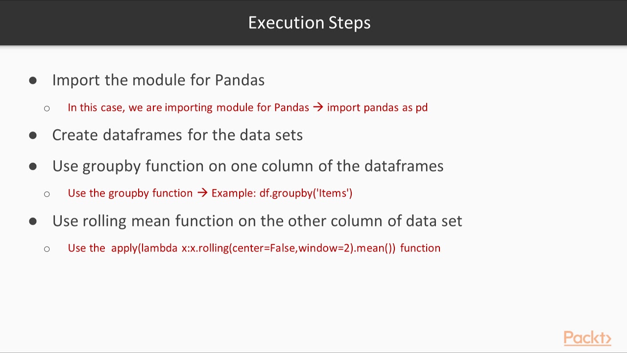 Mastering Python Data Analysis with Pandas : Data Aggregation on Data Sets | packtpub.com