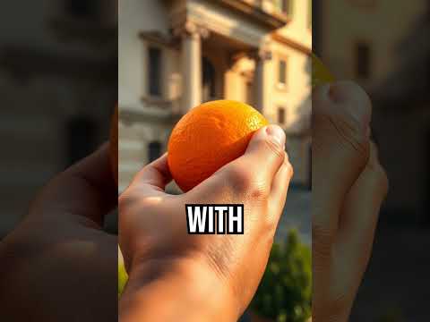 The Color ORANGE Was Named After The FRUIT ! 🍊🌈#oddlyinterestingfact